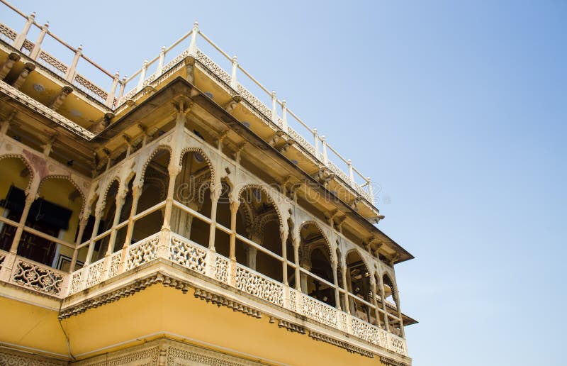 Indian building stock image. Image of bright, construction - 31445039