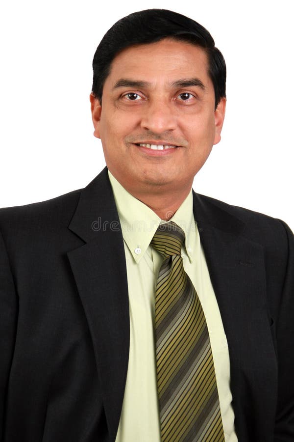 Indian Business Man at Work. Stock Photo - Image of looking, papers ...