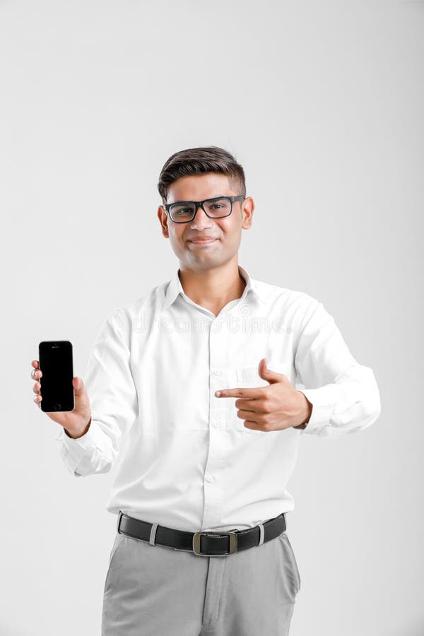 Indian Business Man Showing Smartphone Stock Photo - Image of online ... Indian Business Man Showing Smartphone Stock Photo - Image of online ...