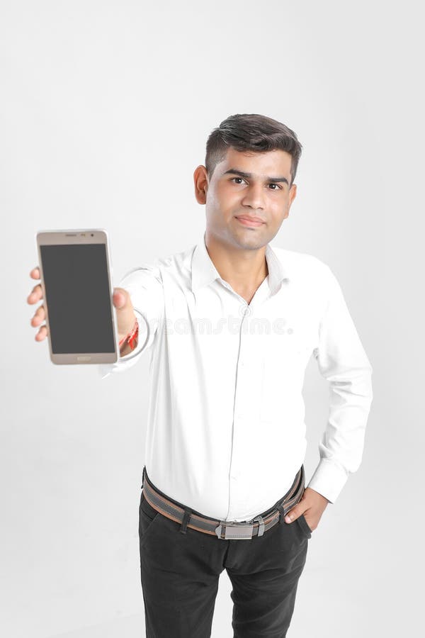 Indian Business Man Showing Smartphone Stock Photo - Image of company ... Indian Business Man Showing Smartphone Stock Photo - Image of company ...