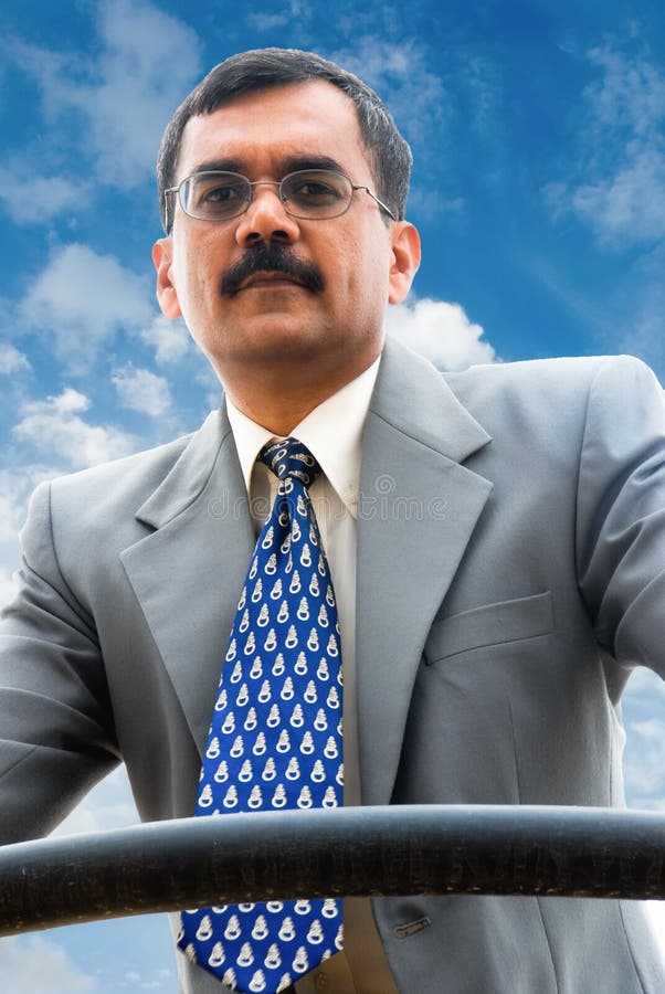 Indian businessman stock photo. Image of mature, portrait - 12049608