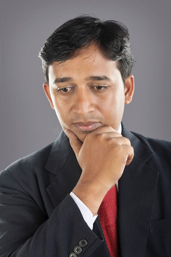 Indian Businessman Holding a Laptop Stock Image - Image of ...