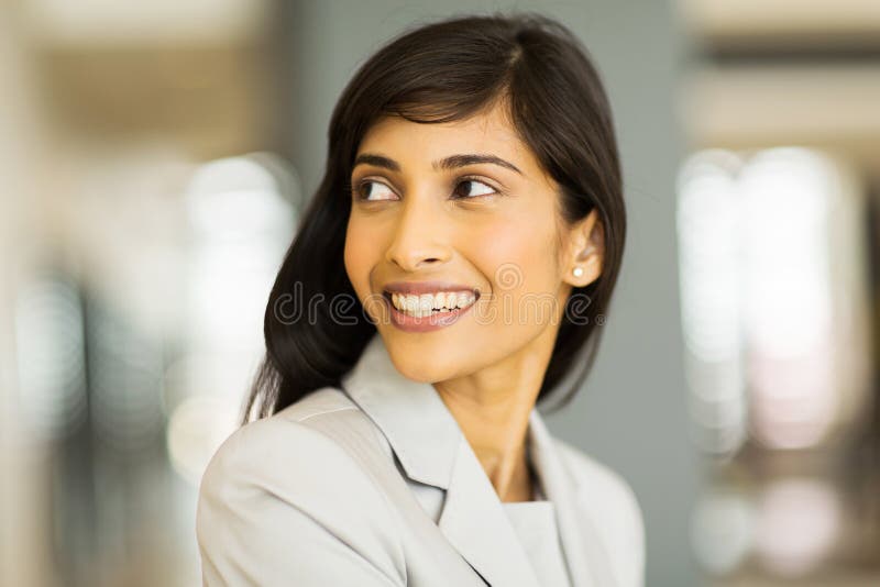 Indian Businesswoman Looking Back Stock Photo - Image of entrepreneur ...