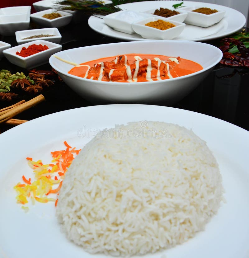 Indian Butter Chicken stock image. Image of cooked, chutney - 55366071