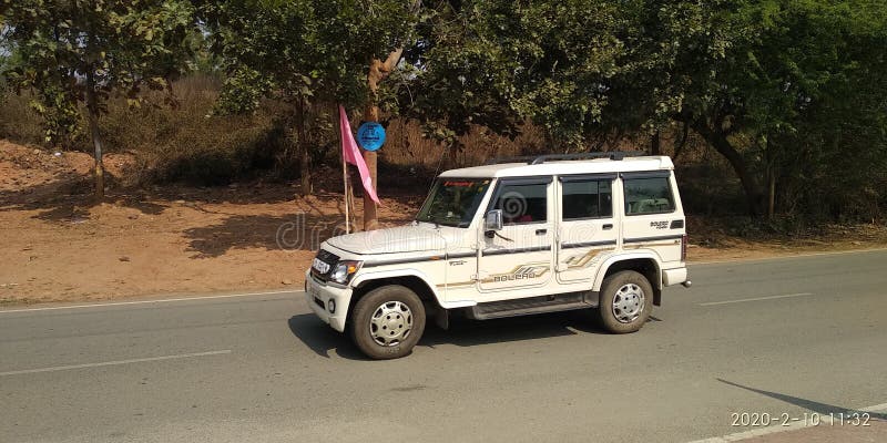 Indian Car on Road in Village Area Editorial Stock Image - Image of ...