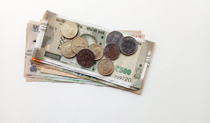 Indian Cash Currency stock photo. Image of initials - 119267810