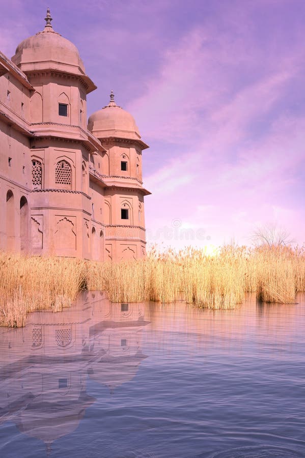 Indian castle. stock photo. Image of monument, indian - 63226536