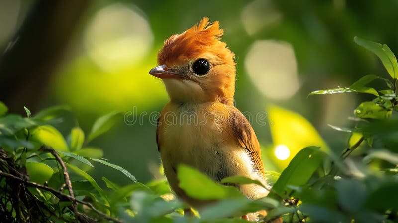Indian Chevrotain Emerging from Dense Jungle Undergrowth, Illuminated ...