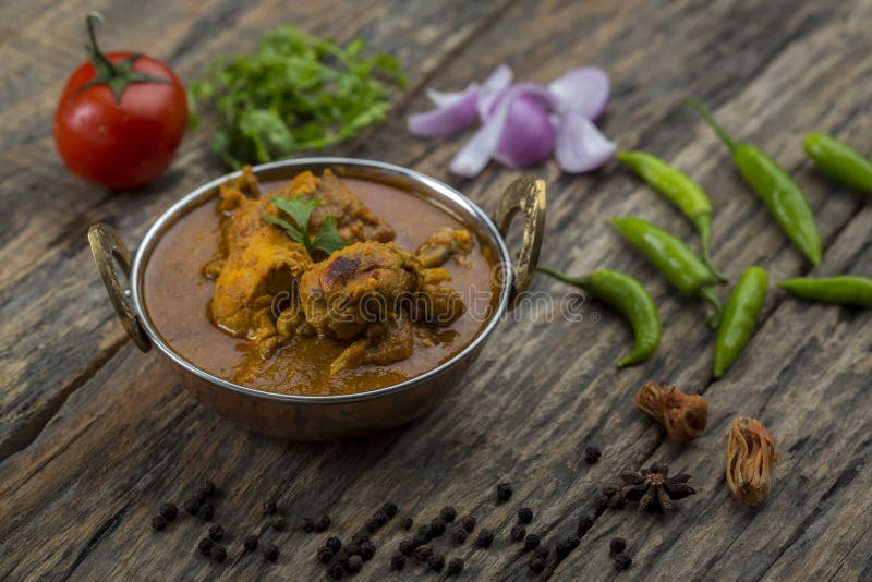 Indian Chicken Curry or Kadai Chicken Stock Image - Image of fitr ...