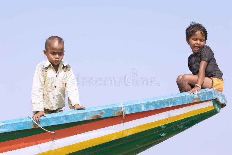 Indian children editorial stock photo. Image of puri - 21086568