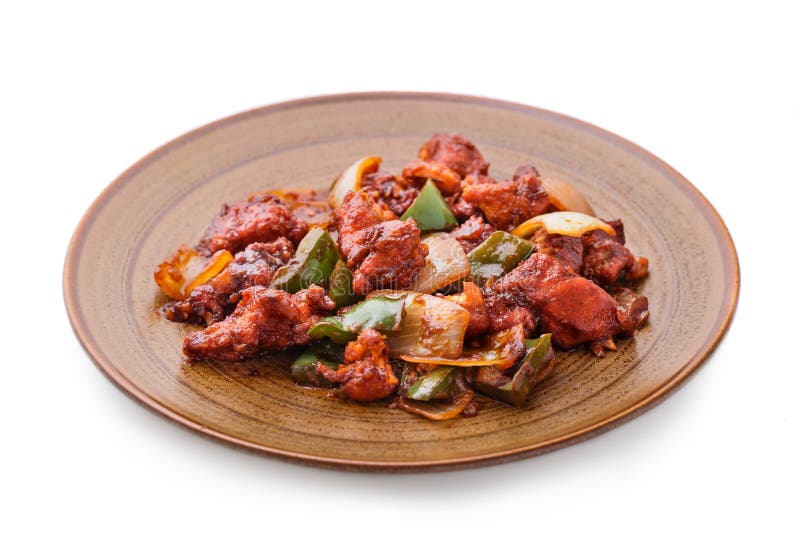 Indian Chili Chicken Some Veggies Stock Photos - Free & Royalty-Free ...