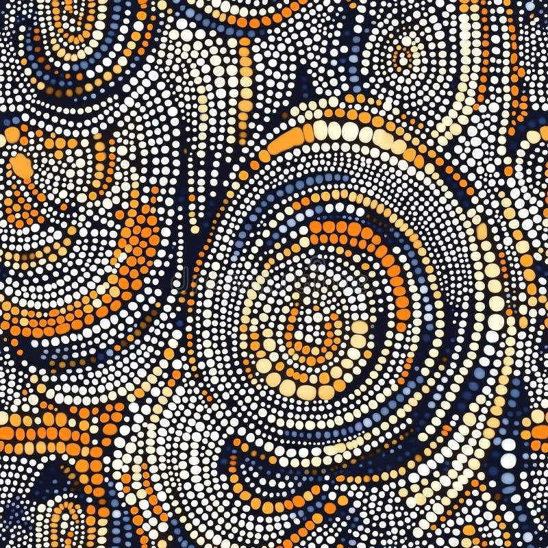 Indian Circle Pattern Designs are Featured in Both Fabrics and ...