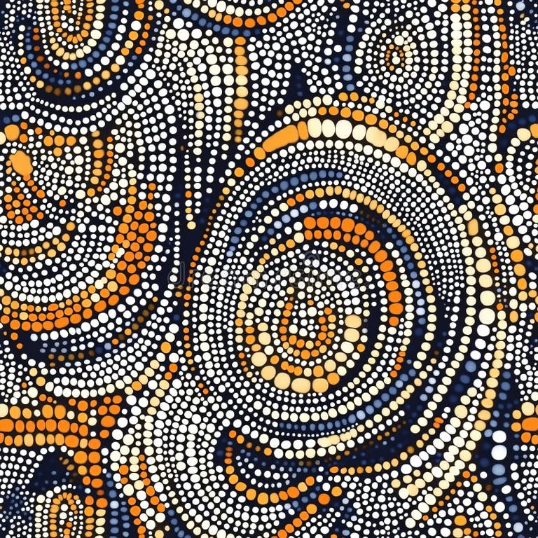 Indian Circle Pattern Designs are Featured in Both Fabrics and ...