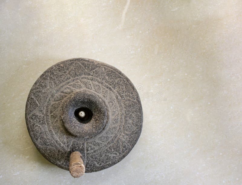 Indian Circular Hand Mill with Patterns Stock Image - Image of ancient ...