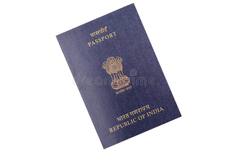 Indian Citizen Passport, a Document for Travelling Stock Image - Image ...
