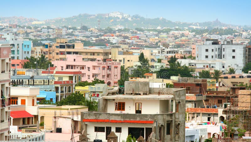 Indian cityscape stock image. Image of structure, pradesh - 18913295