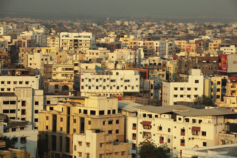 Indian cityscape at dawn editorial image. Image of steam - 23852055