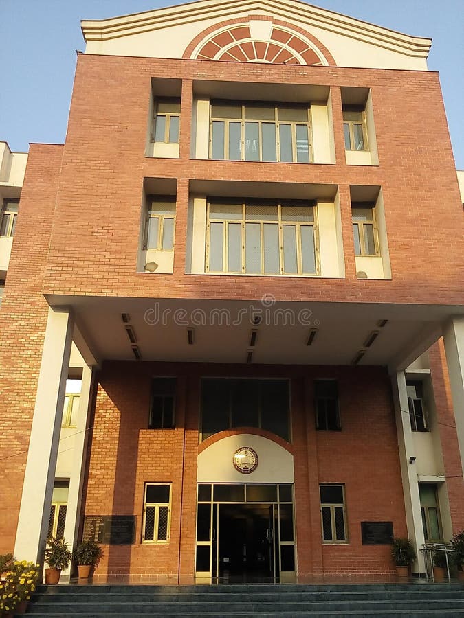 Indian College Maharaja Aggression Delhi University Front View Stock ...