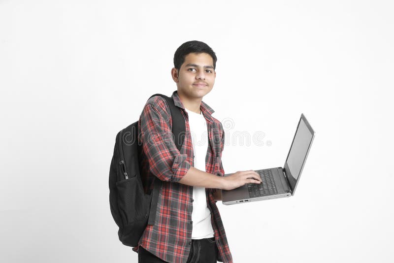 809 Indian Student Studying Laptop Classroom Stock Photos - Free ...