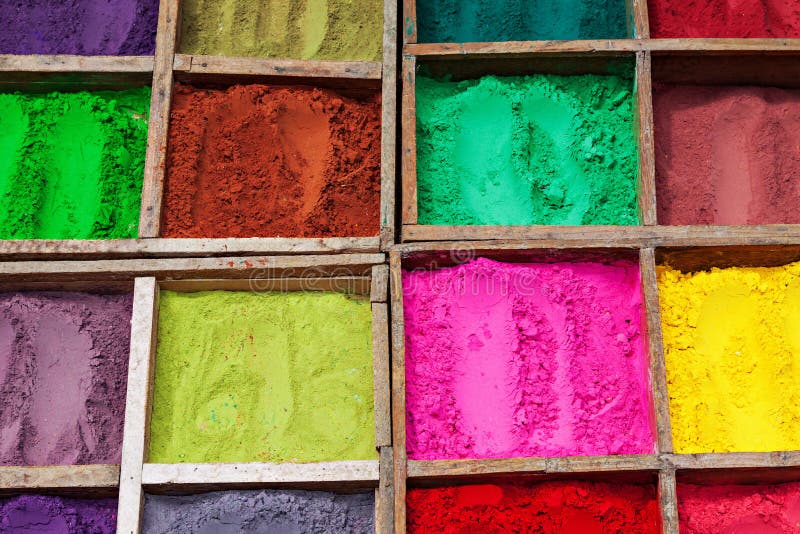Powder Dyes stock image. Image of assortment, assorted - 3447415
