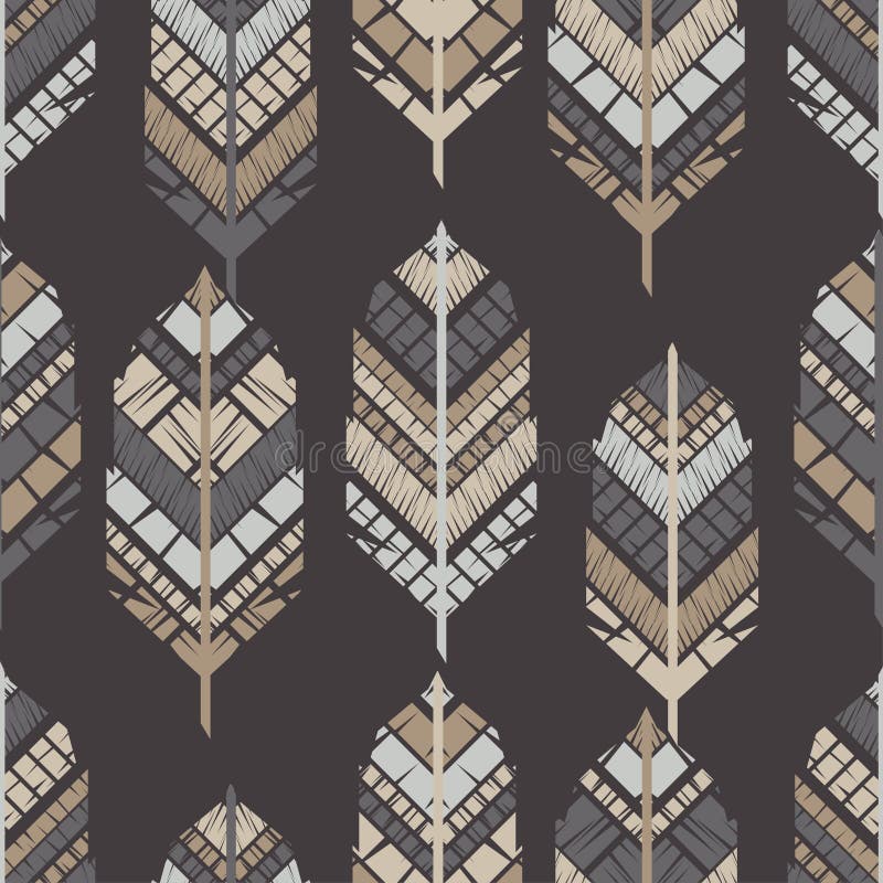 Indian Stone Carvings. Seamless Texture. Traditional Tribal Pattern ...