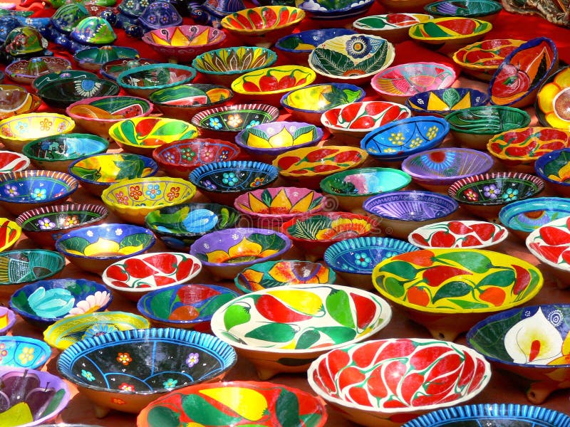 Indian Colorful Plates stock photo. Image of indian, indians - 47490722