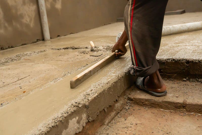 Labour Leveling Plasterred Floor Stock Photos - Free & Royalty-Free ...