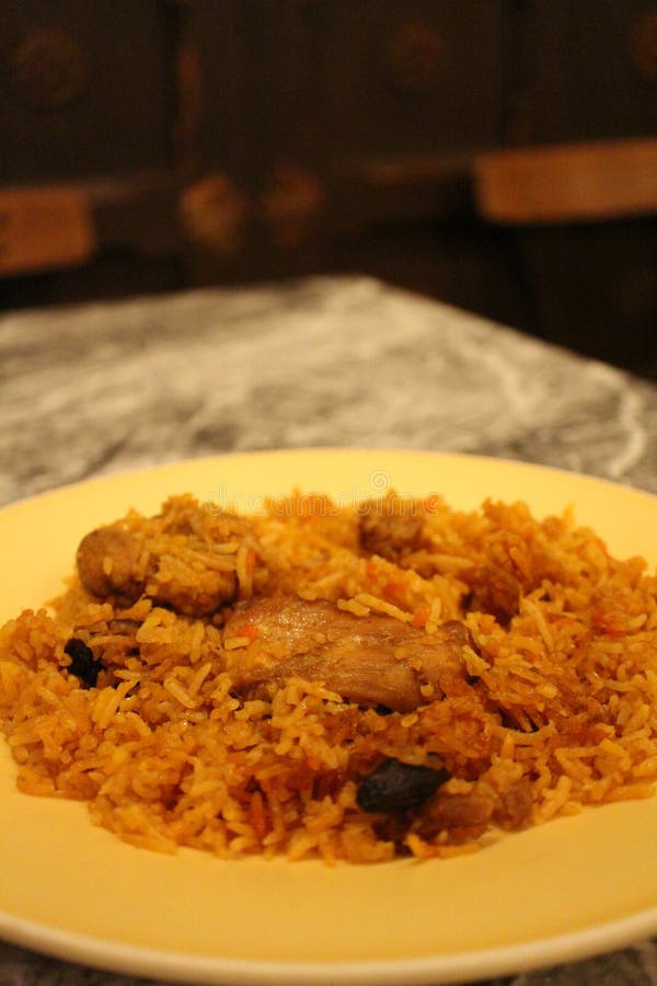 Indian Cuisine: Chicken Biryani (mixed Rice Dish) Stock Image - Image ...