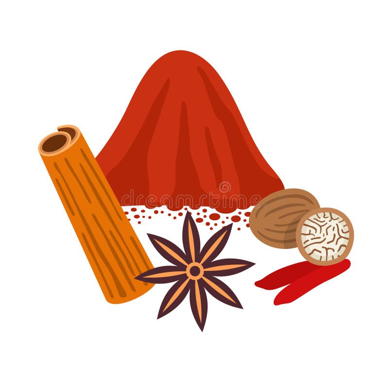 Indian Cuisine Spices India Map Vector Stock Illustrations – 6 Indian ...