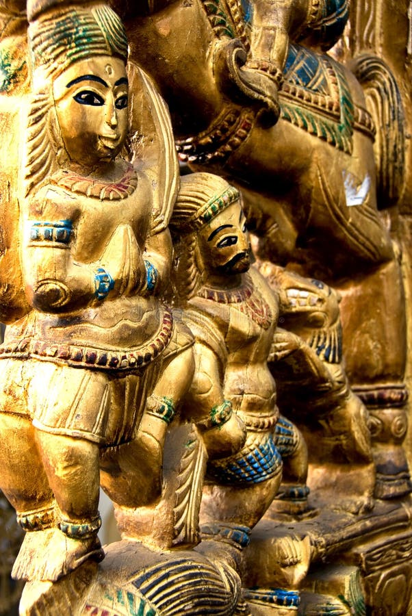 Indian Wood Carvings stock photo. Image of shapes, pattern - 2194166