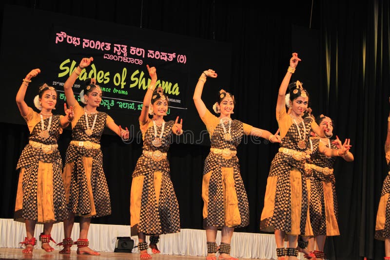 Indian Cultural Dance Program Editorial Image - Image of group ...