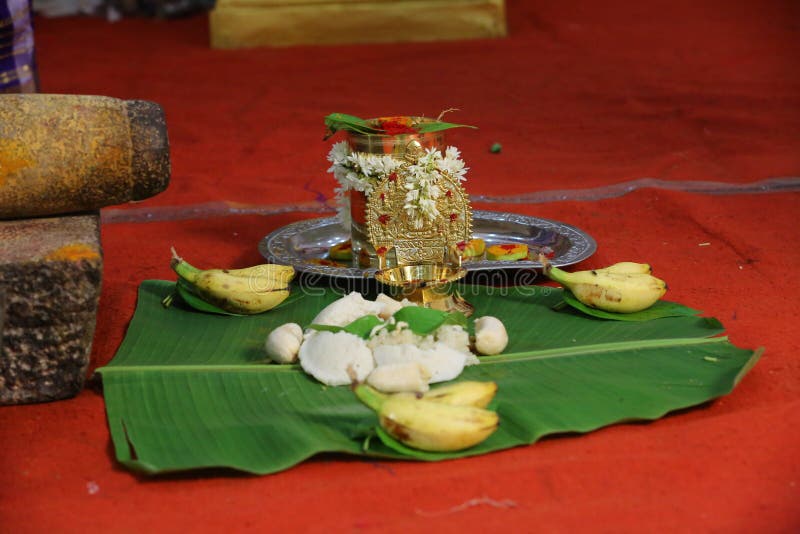 Indian Culture of Doing Religious Customs Stock Image - Image of ...