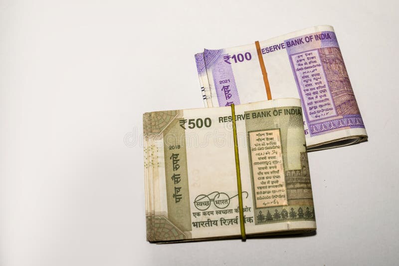 Indian Money Notes Bundles