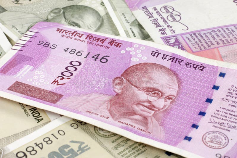 Indian Money, Indian Currency, New Notes Stock Photo - Image of ...