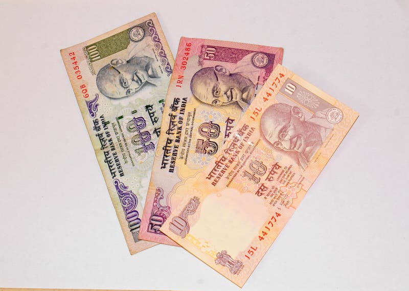 Indian currency notes stock photo. Image of india, gandhi - 10484924