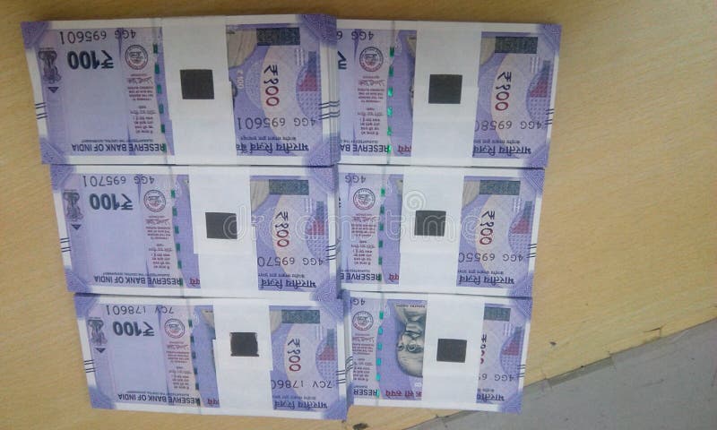 Indian Currency One Hundred Ruppes Note Stock Photo - Image of ruppes ...