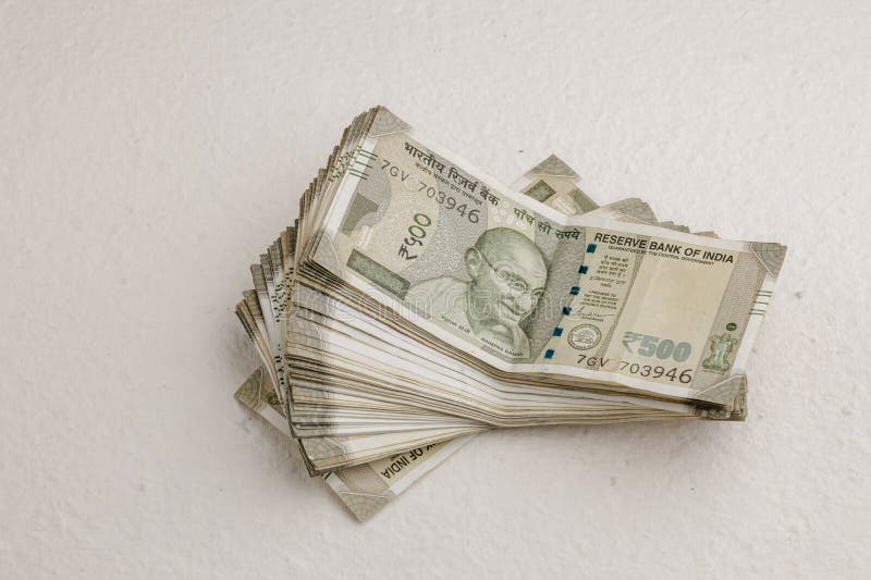 Indian currency rupees stock image. Image of dollar - 288847359