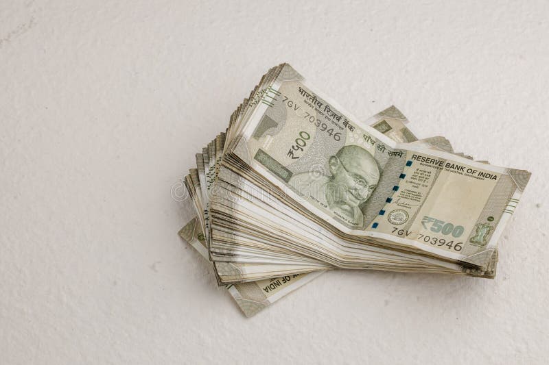 Indian currency rupees stock photo. Image of bank, funds - 288847384