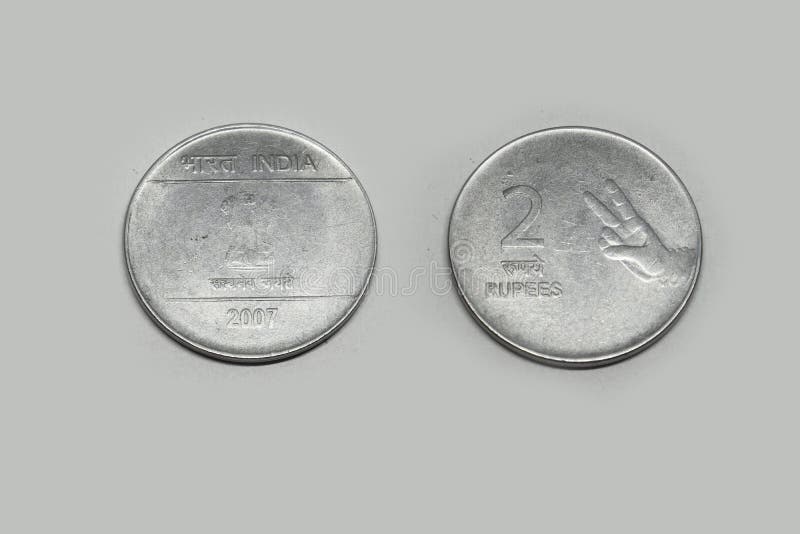 Indian Currency Two Rupees Silver Coin, Indian Currency, Money, Two ...