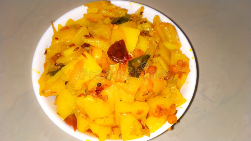 Indian Curries Special - Special Potato Curry Stock Photo - Image of ...