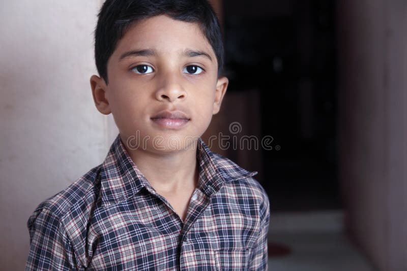 Indian Cute Boy stock photo. Image of childhood, closeup - 31826488