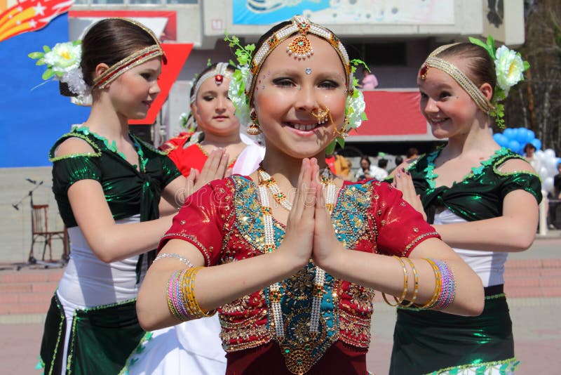 Indian dance editorial stock photo. Image of street, concert - 26225683