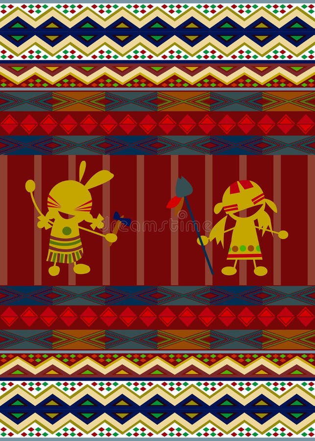 Indian design stock vector. Illustration of carpet, yellow - 14718368