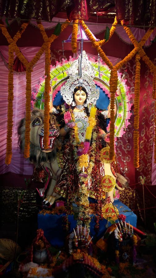 Indian Devi Sontoshi Mata for Blessing Us Editorial Stock Image - Image ...