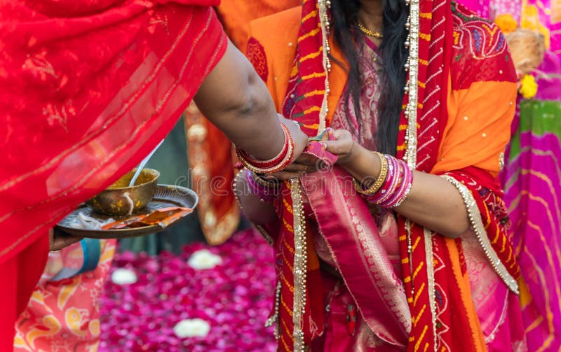 Indian Devotee Doing Holy Rituals at Chhath Festival at Morning Stock ...