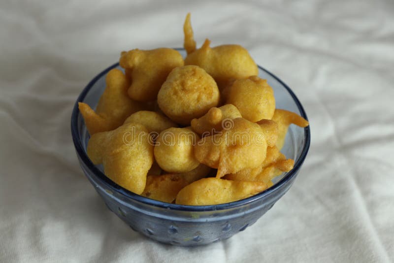 Indian Dish Made Up of Gram Flour Stock Image - Image of eatery ...