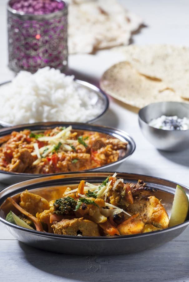 Indian dishes stock photo. Image of healthy, green, rustic - 63922836