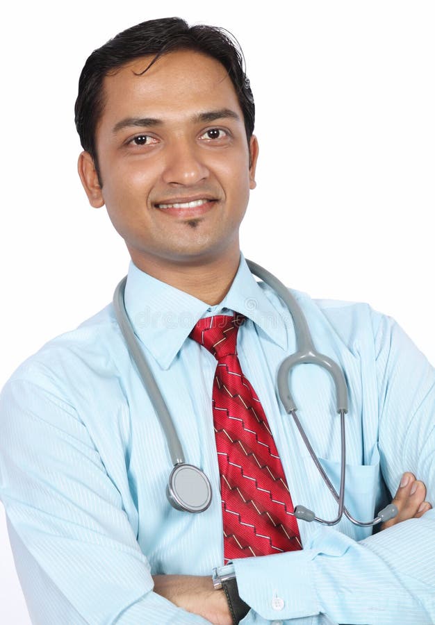 Indian Doctor stock image. Image of medicine, asian, posing - 25433507