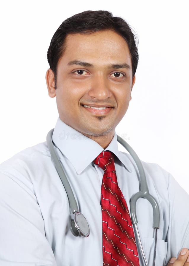 Indian Doctor stock image. Image of doctors, person, looking - 25433603