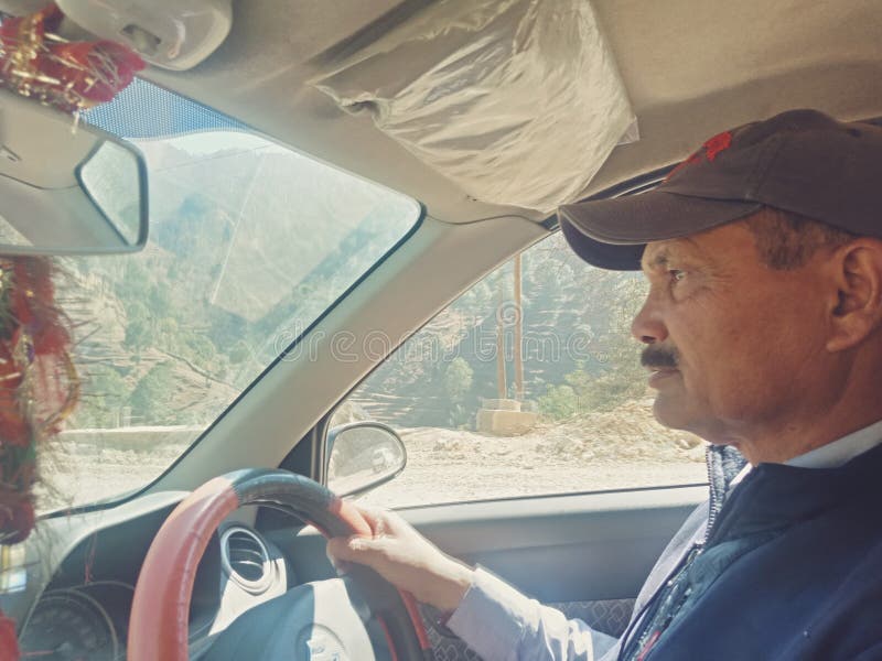 An Indian Driver Drives the Car Editorial Stock Photo - Image of ...